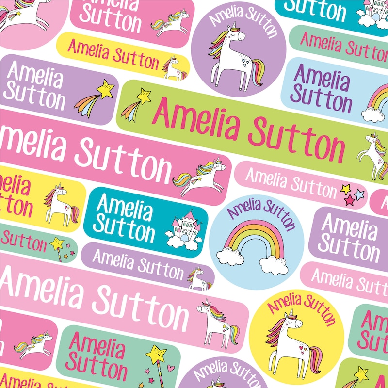 Green Unicorn Stickers - Etsy