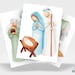 Nativity Window Stickers, Christmas Window Stickers, Nativity Window ...