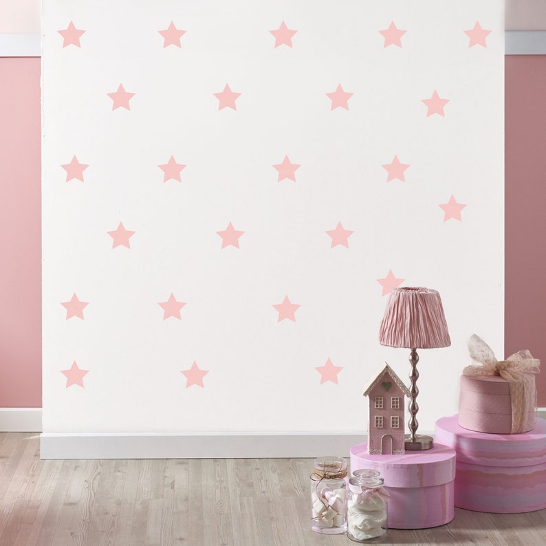 Star wall stickers Star wall decal Star pattern wall | Etsy