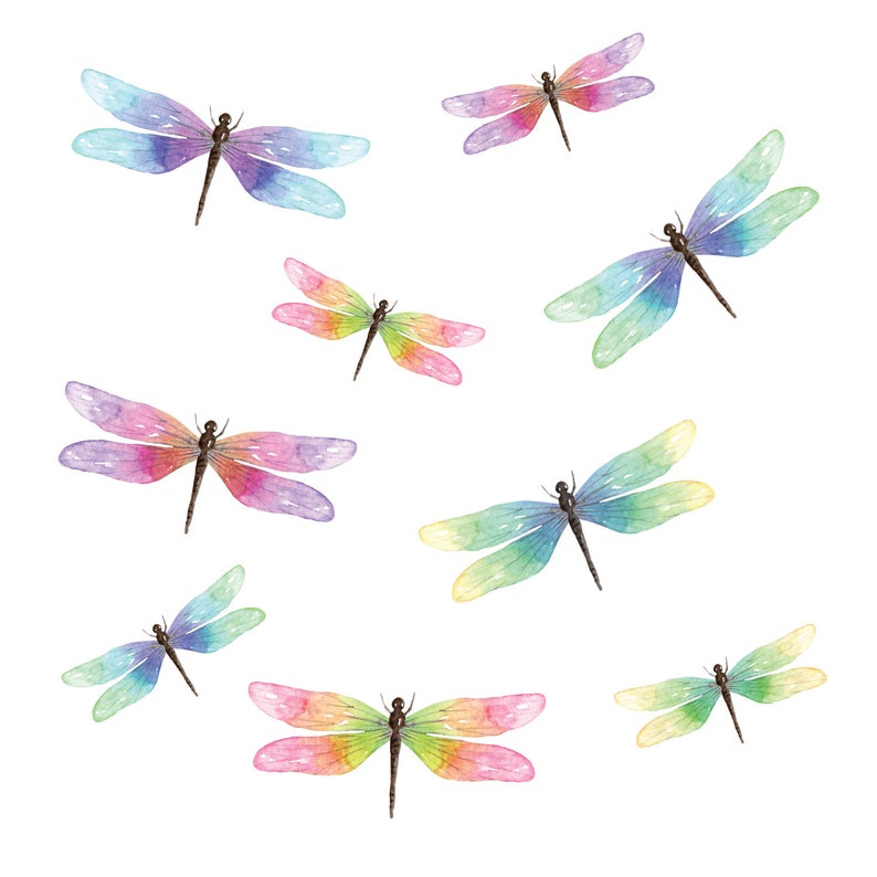 Dragonfly Window Stickers Dragonfly Window Decoration | Etsy