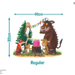 Gruffalo's Child Birthday Window Sticker, Gruffalo Party Window Sticker ...