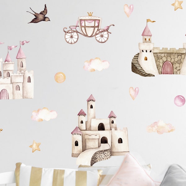 Castle Wall Decal - Etsy