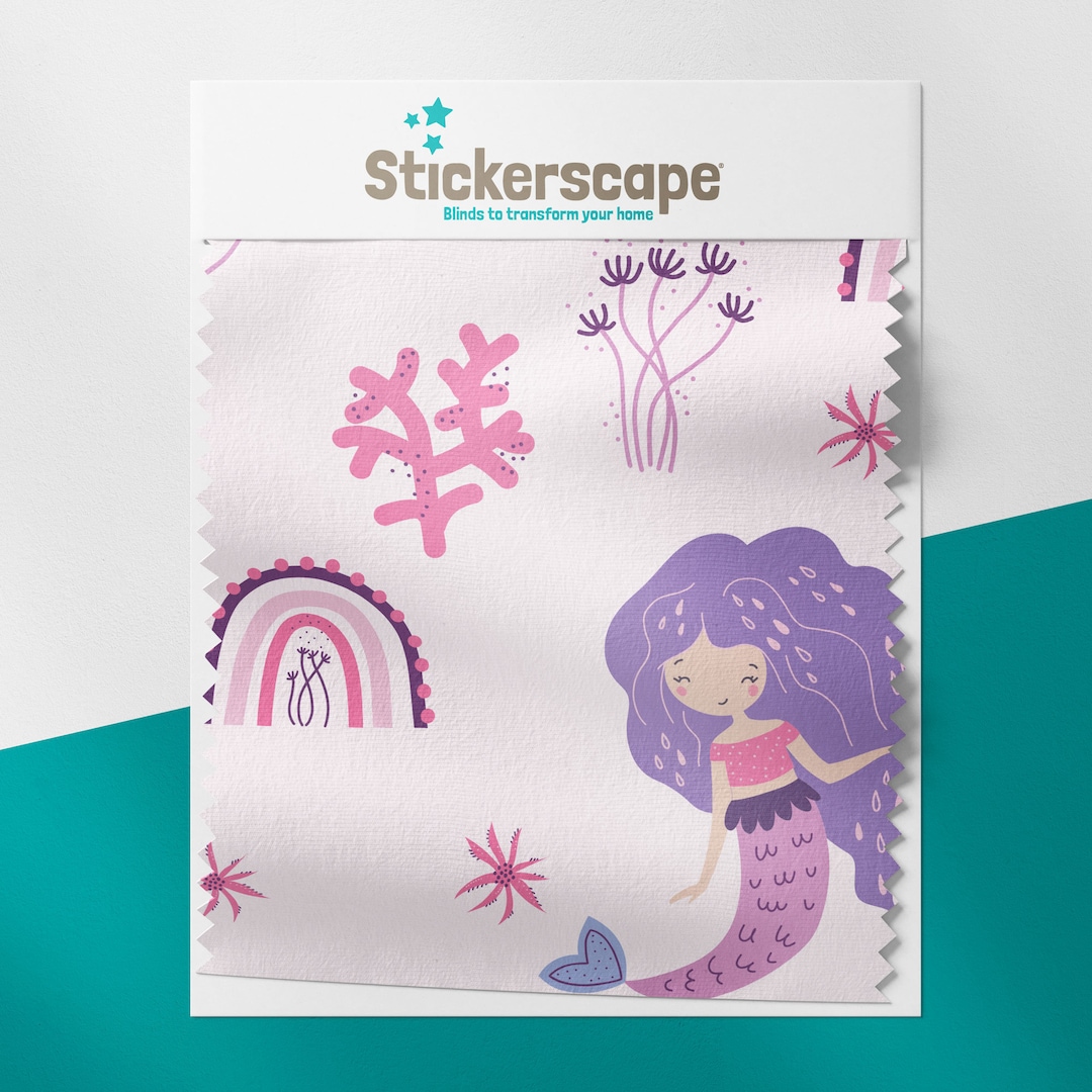 Swatch for Mermaid Themed Roller Blinds - Etsy UK