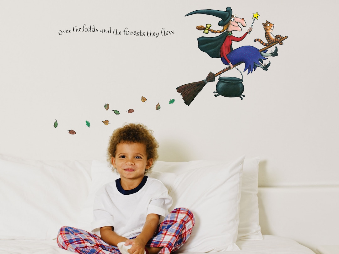 Room on the Broom Wall Sticker, Room on the Broom Wall Decal, Room on ...