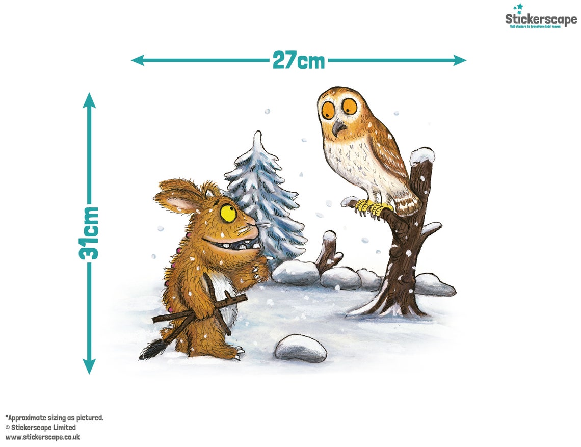 Gruffalo's Child and Owl Window Sticker, Gruffalo's Child Window ...