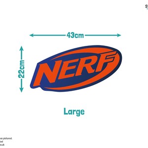 Nerf Targets Wall Sticker Pack, Nerf Wall Decals, Nerf Wall Stickers ...