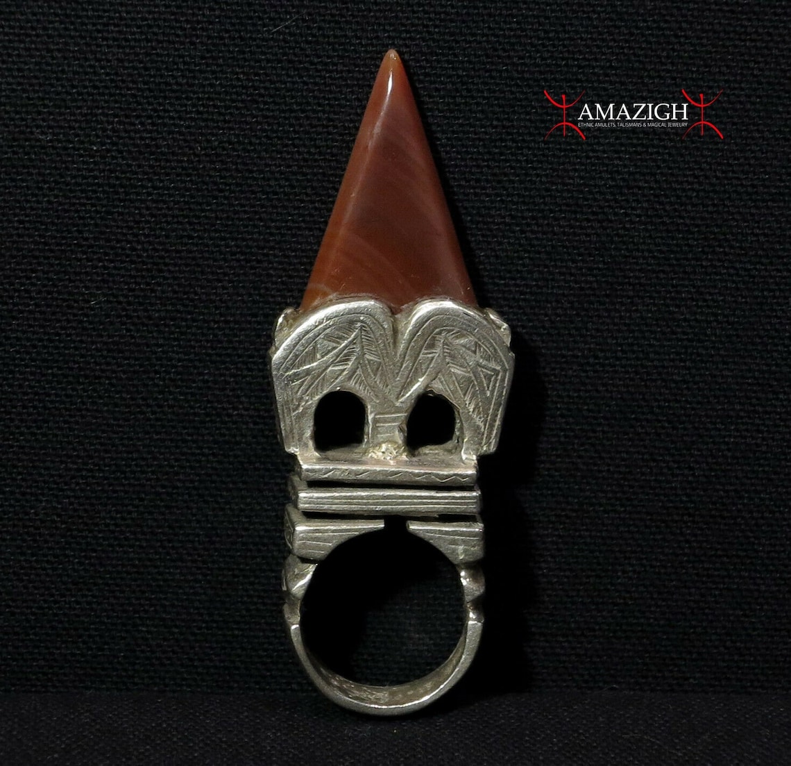 Outstanding Tuareg Talismanic Ring Mosque Mali | Etsy