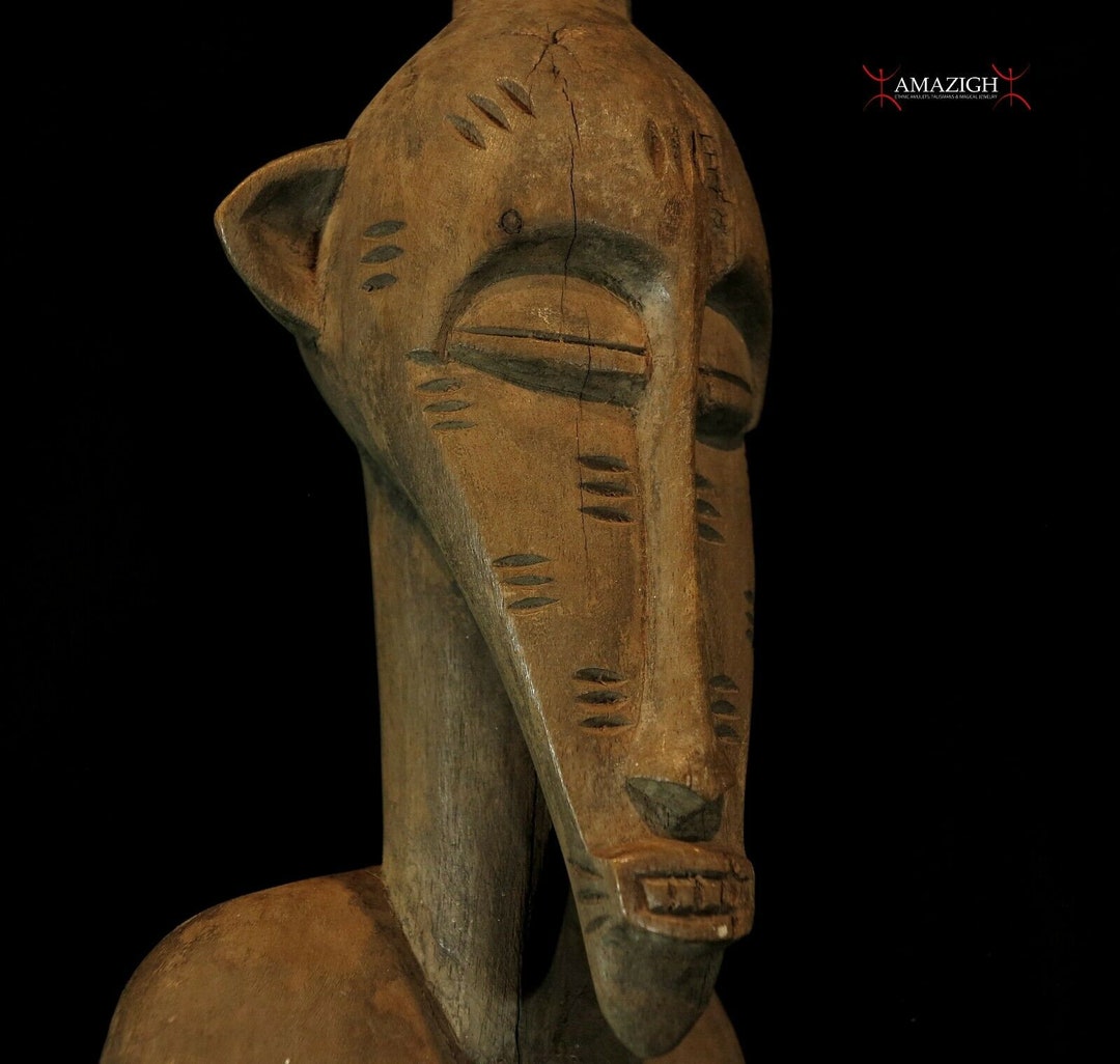 Tribal Used Senufo Deblé Figure Boundiali Region, Côte D'ivoire / Ivory ...