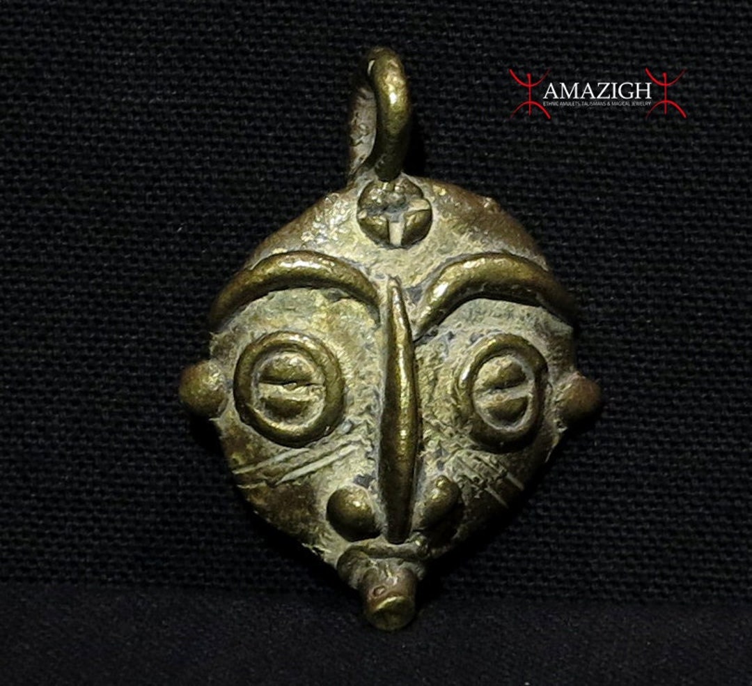 Ashanti Head Amulet Ancestor Ivory Coast / Cote Divorie - Etsy