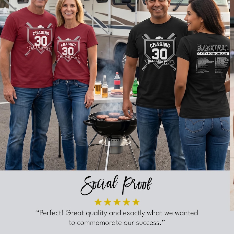 Chasing 30 Baseball Shirt | Ballpark Stadium Quest | Baseball Fan ...