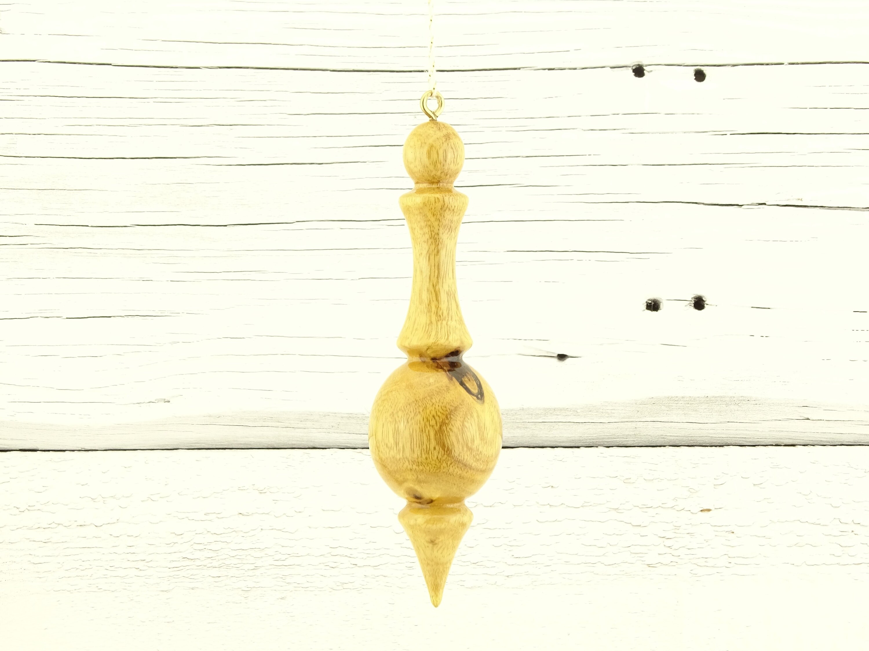 Turned Wood Ornament #206 - Etsy