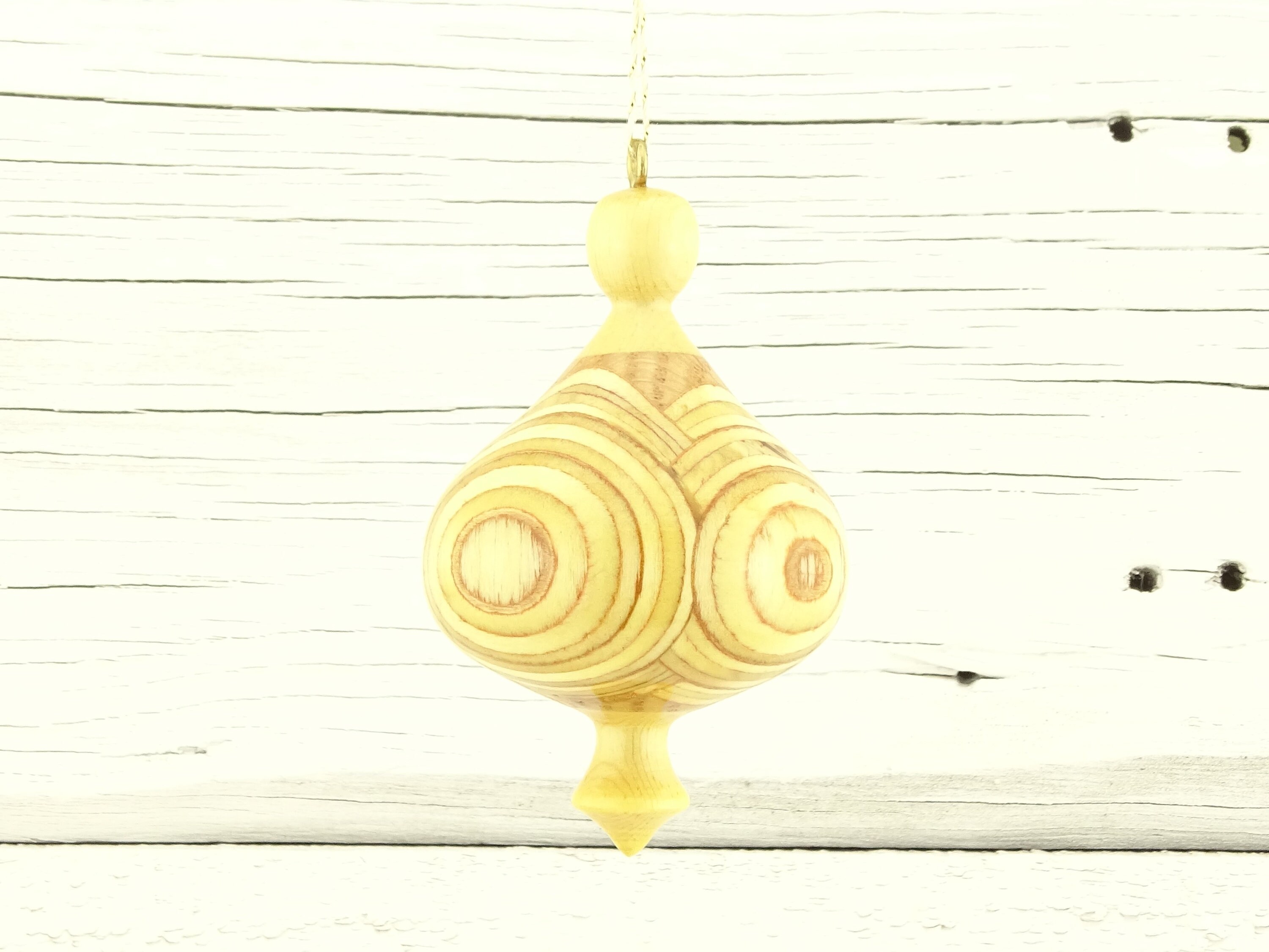 Turned Wood Ornament #181 - Etsy