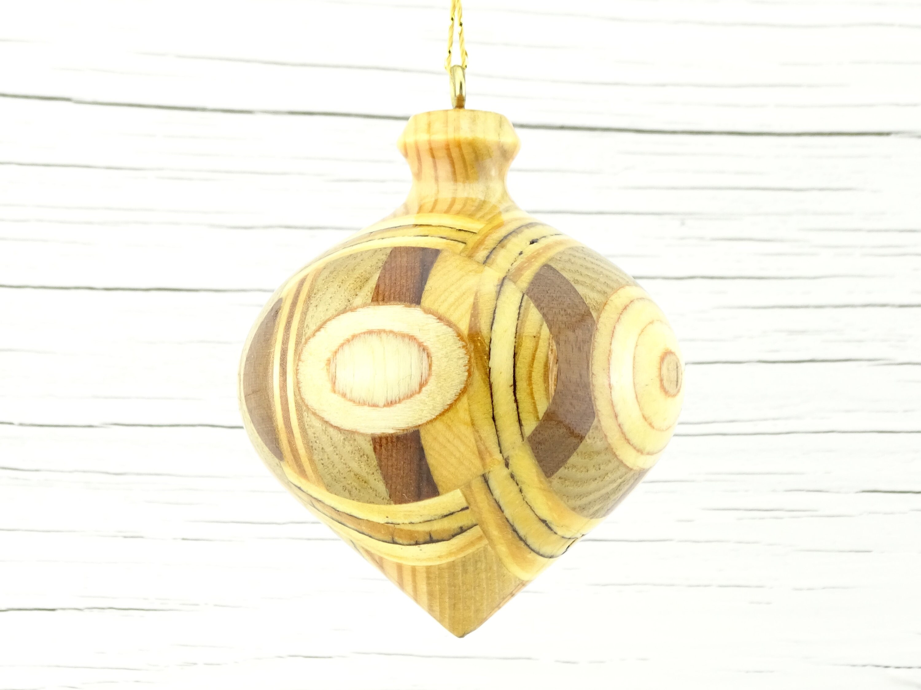Turned Wood Ornament #252 - Etsy