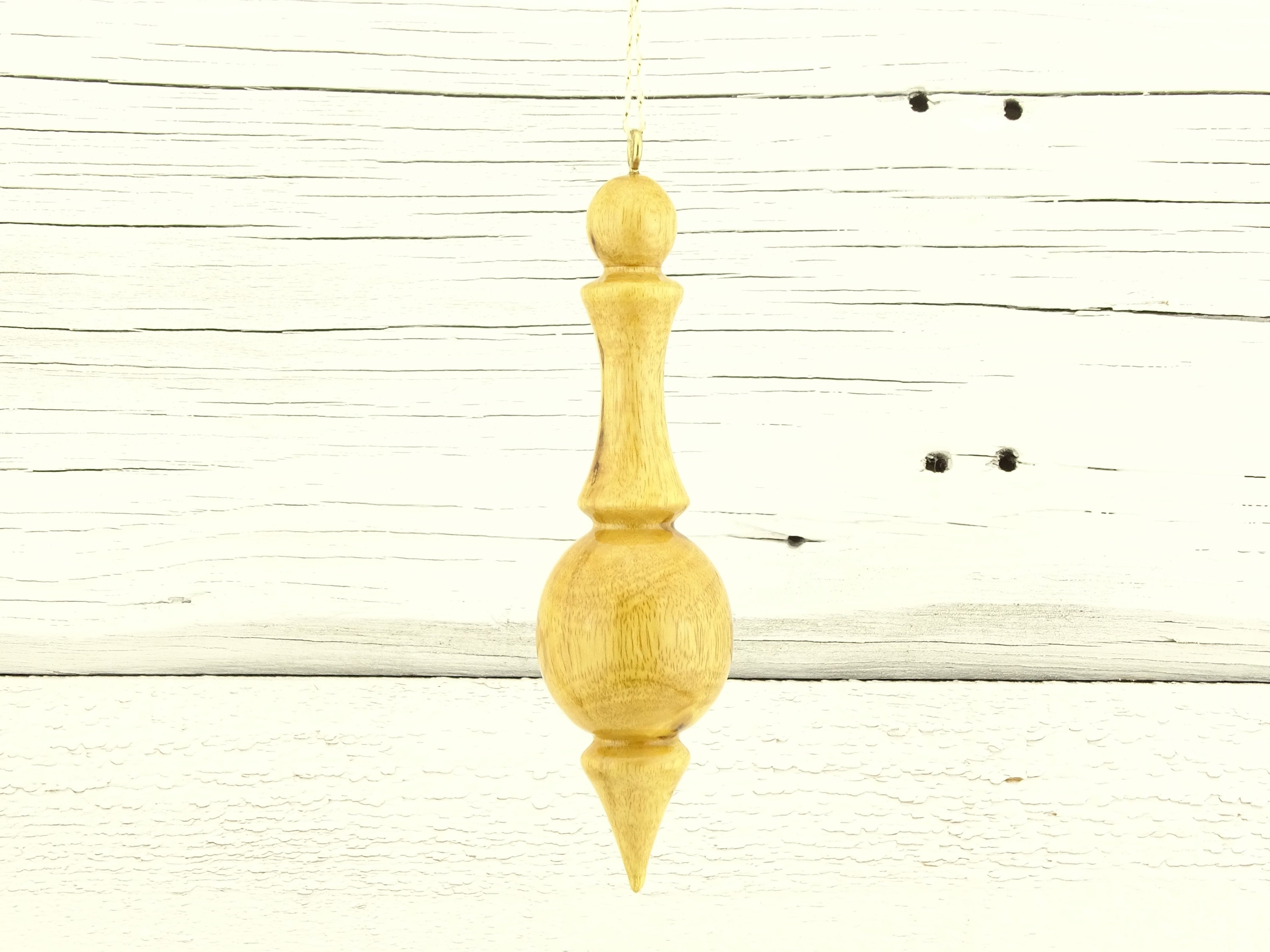 Turned Wood Ornament #206 - Etsy