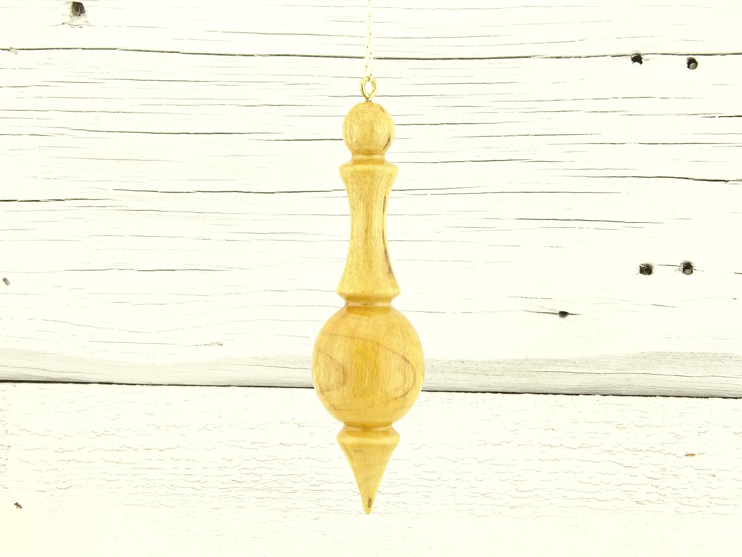 Turned Wood Ornament #206 - Etsy