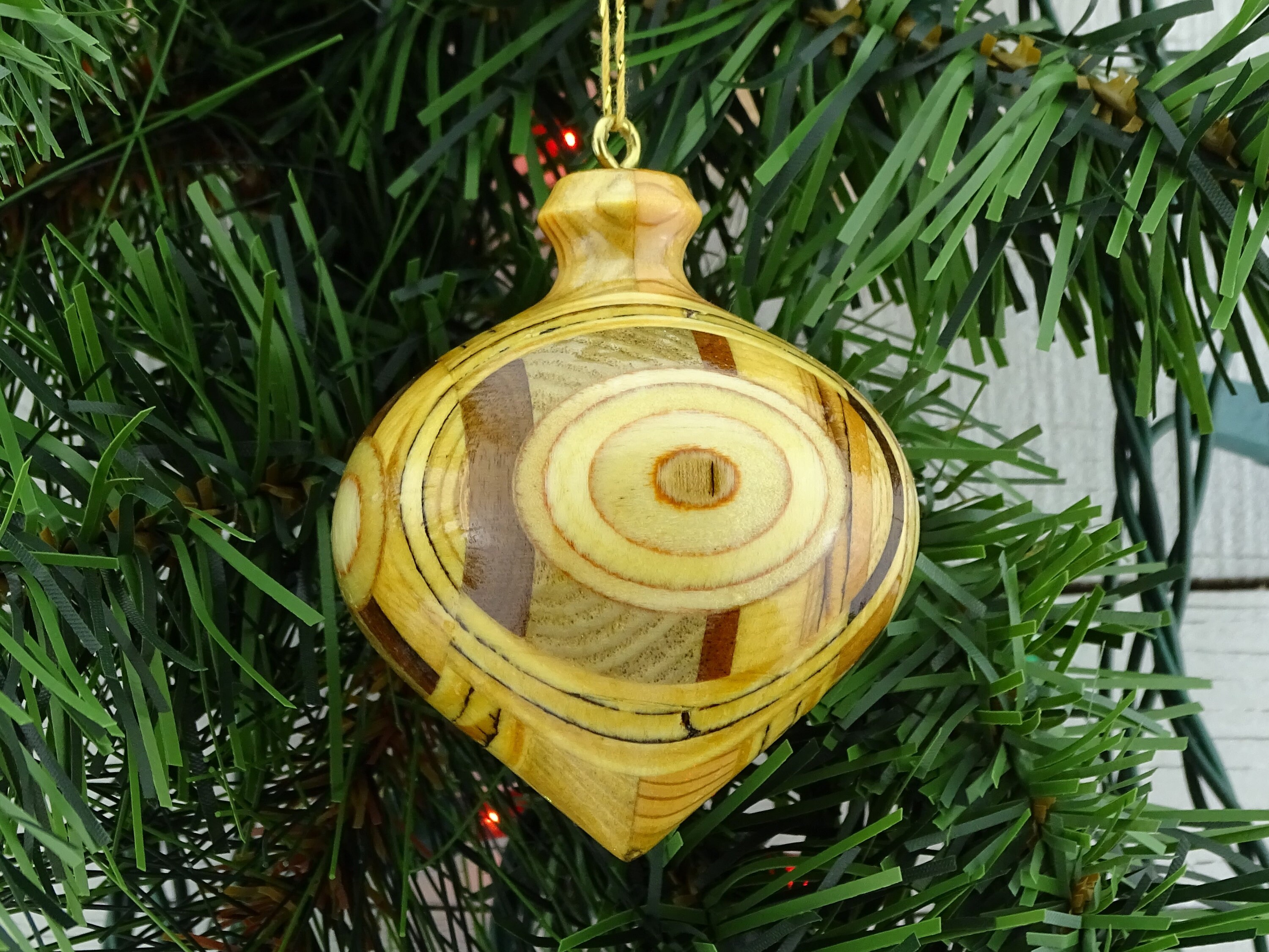 Turned Wood Ornament #252 - Etsy