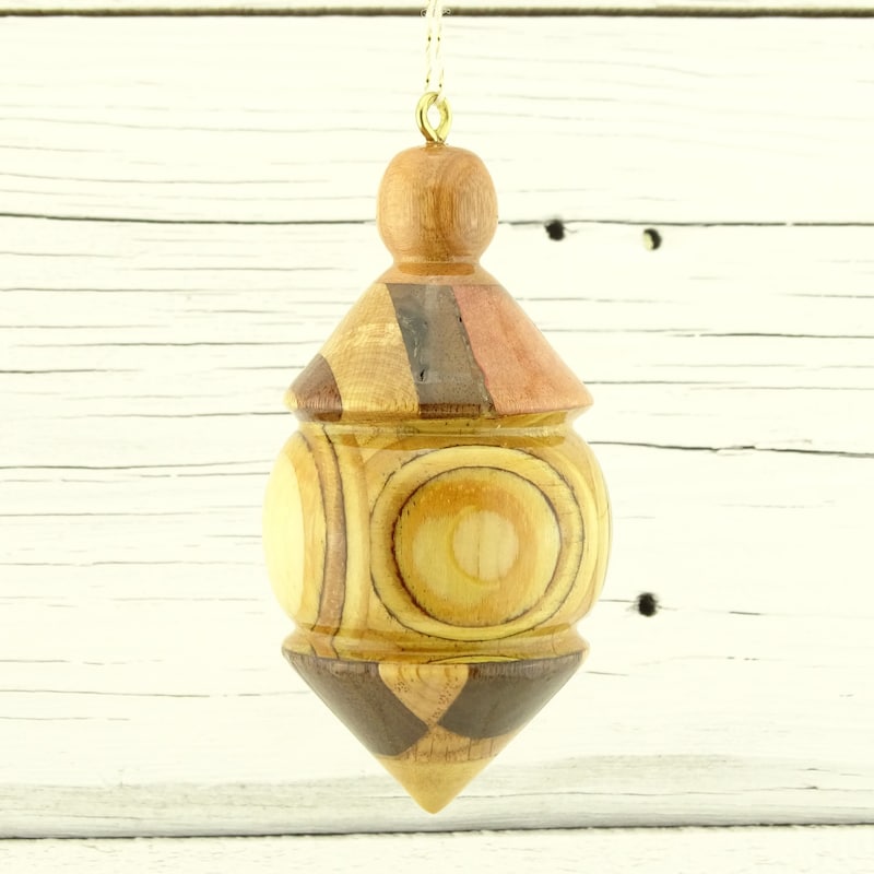Wood Turned Ornament - Etsy