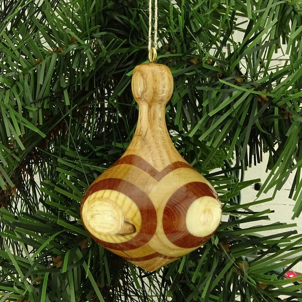 Wood Turned Ornament - Etsy