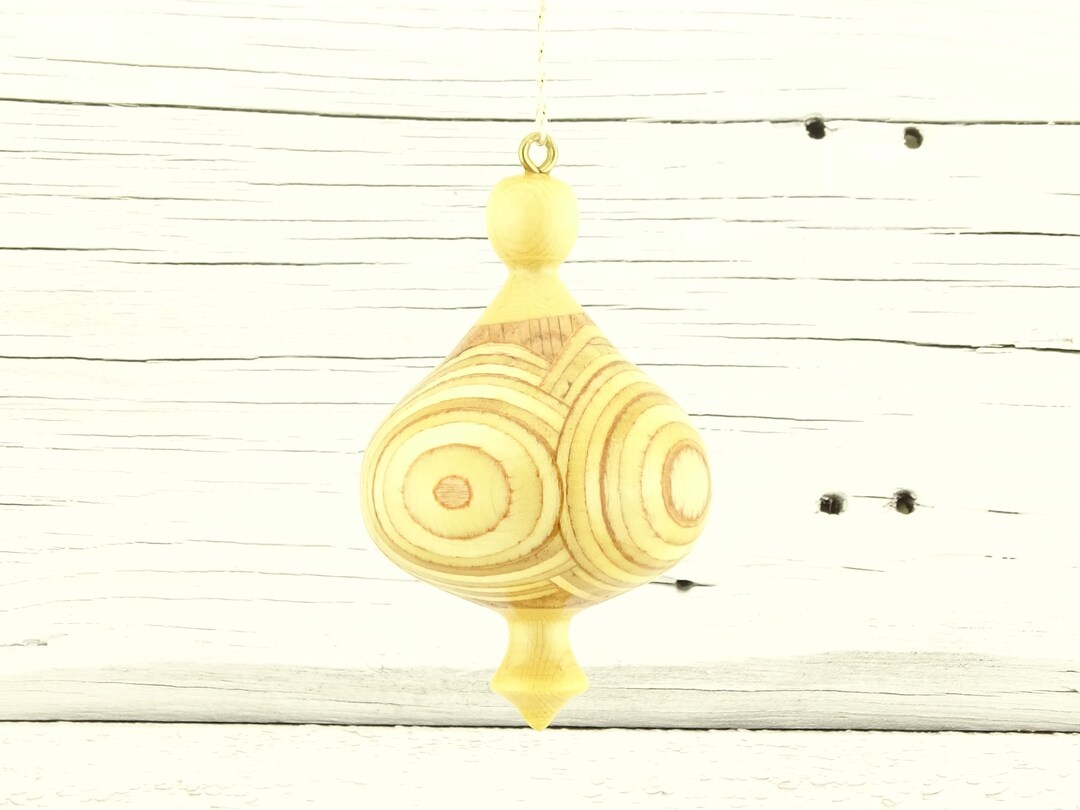 Turned Wood Ornament #181 - Etsy