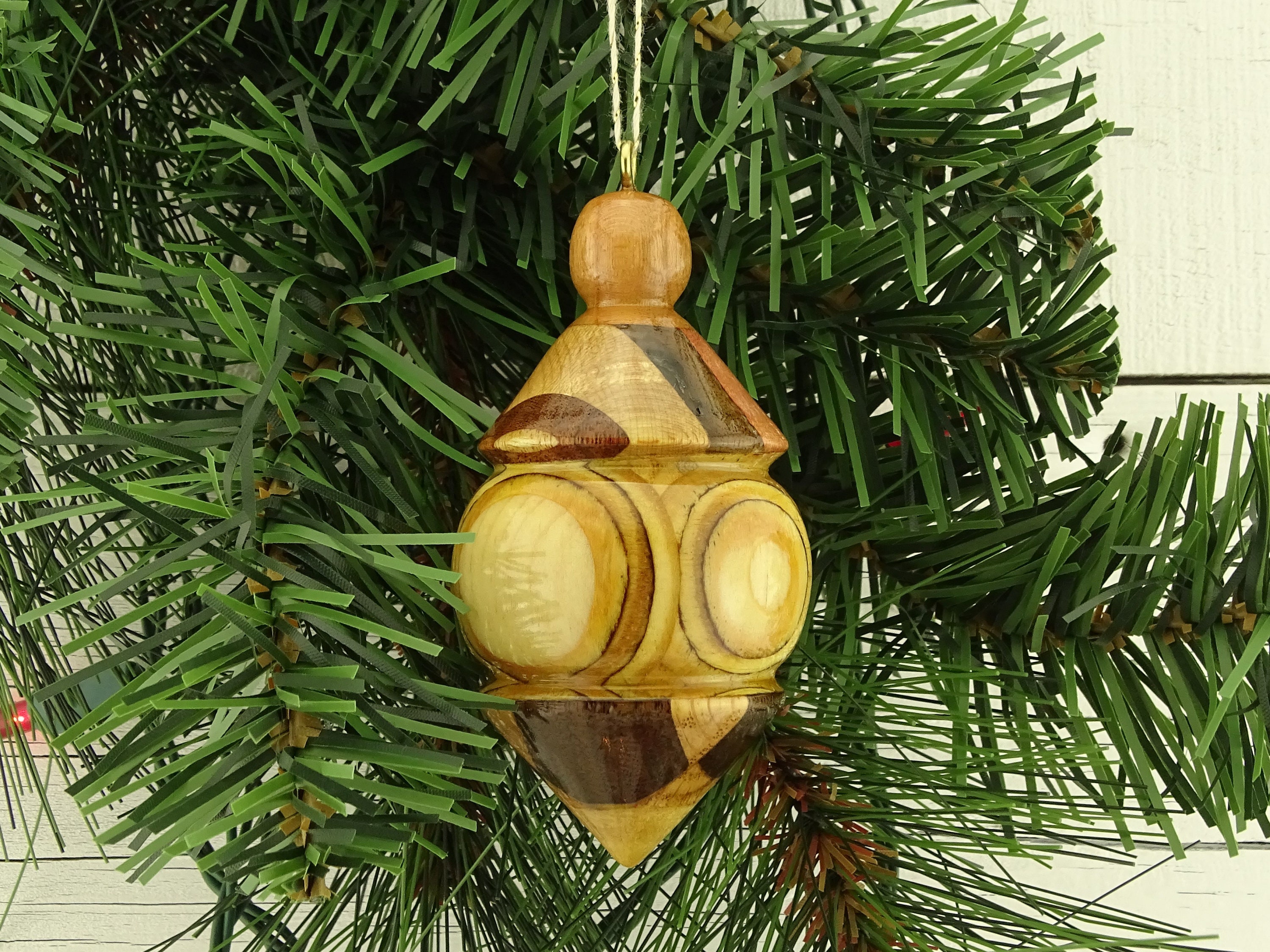 Turned Wood Ornament #215 - Etsy