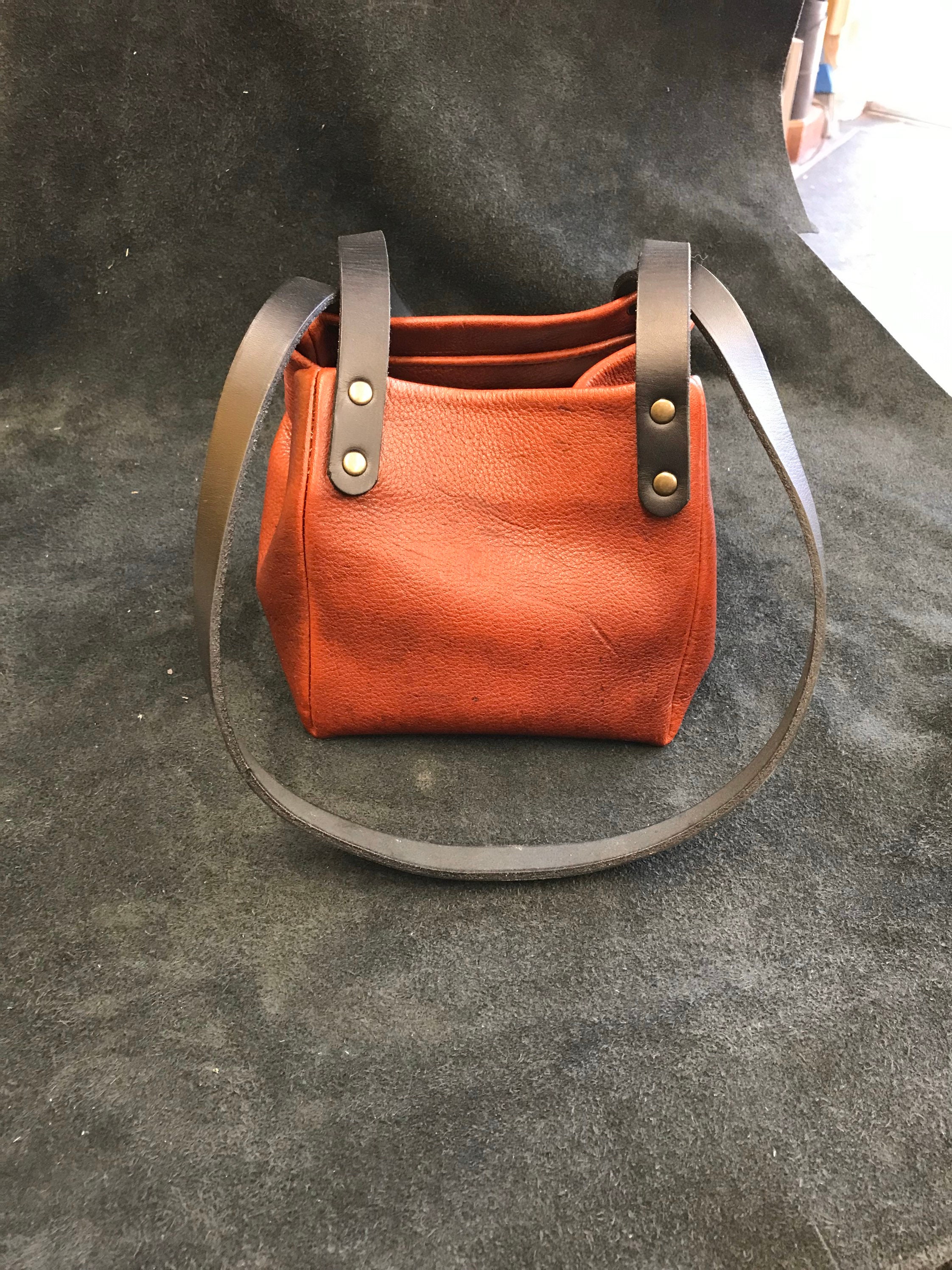 The Kudo Leather Cube Bag - Etsy
