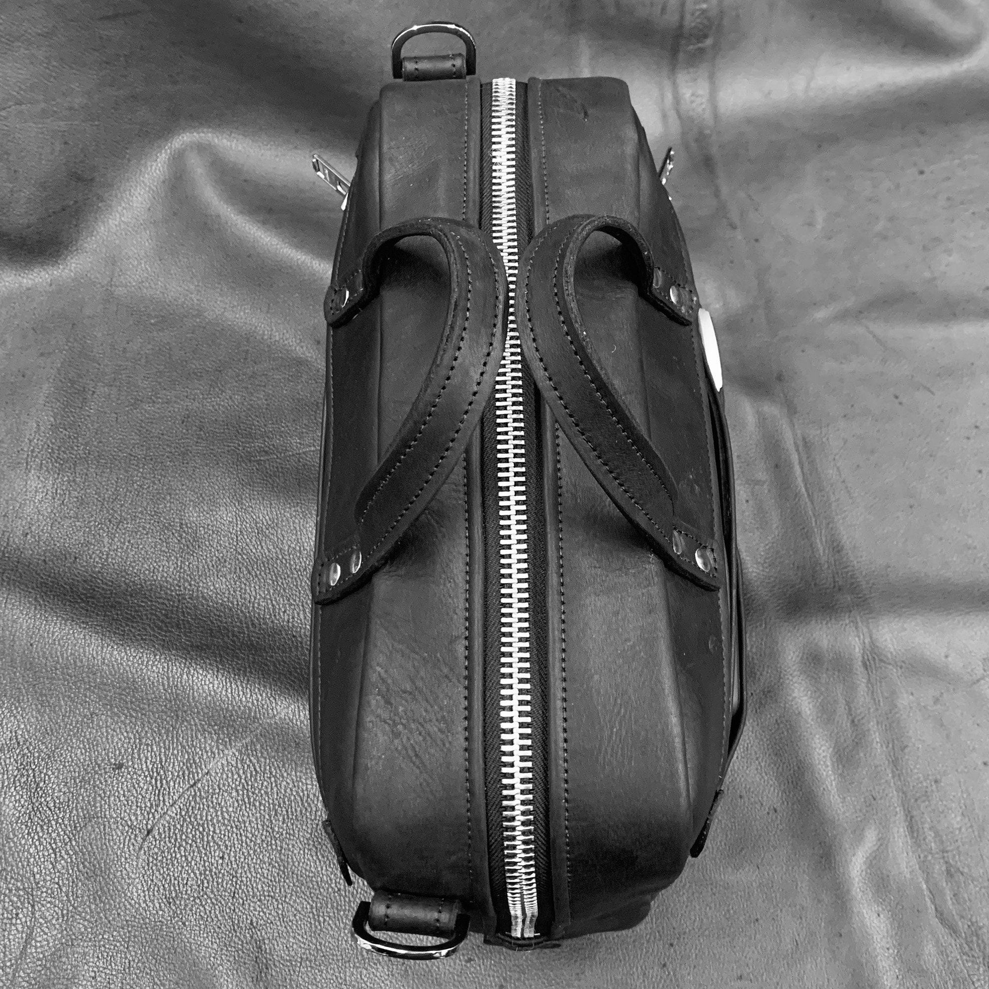 The Fully Loaded Mini Leather Laptop Bag - Etsy