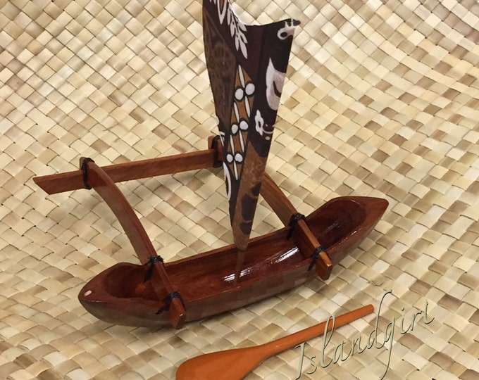 Wood Canoe Decor 6 Inch - Etsy