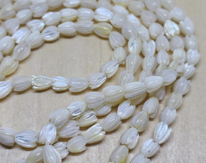 Mother of Pearl Pikake Buds 8mm X 6 Mm - Arts and Crafts - Jewelry ...