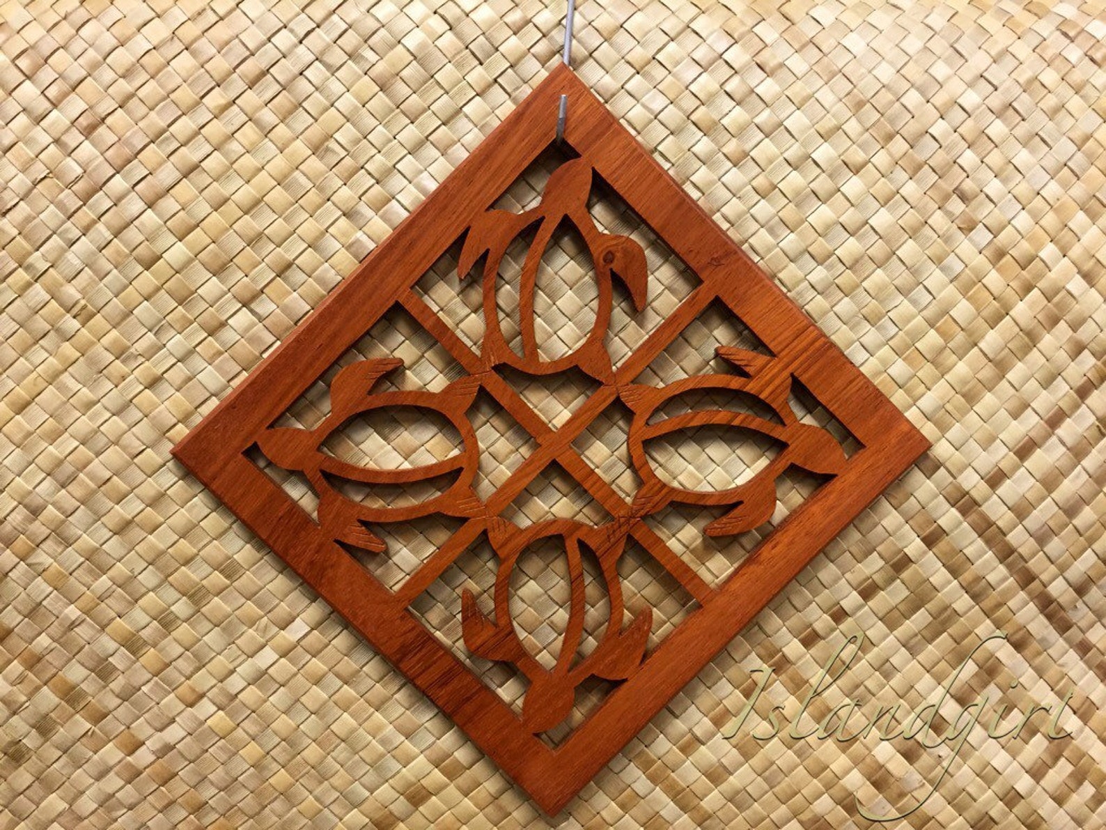 Turtle Wood Trivet - Pot Holder - Etsy