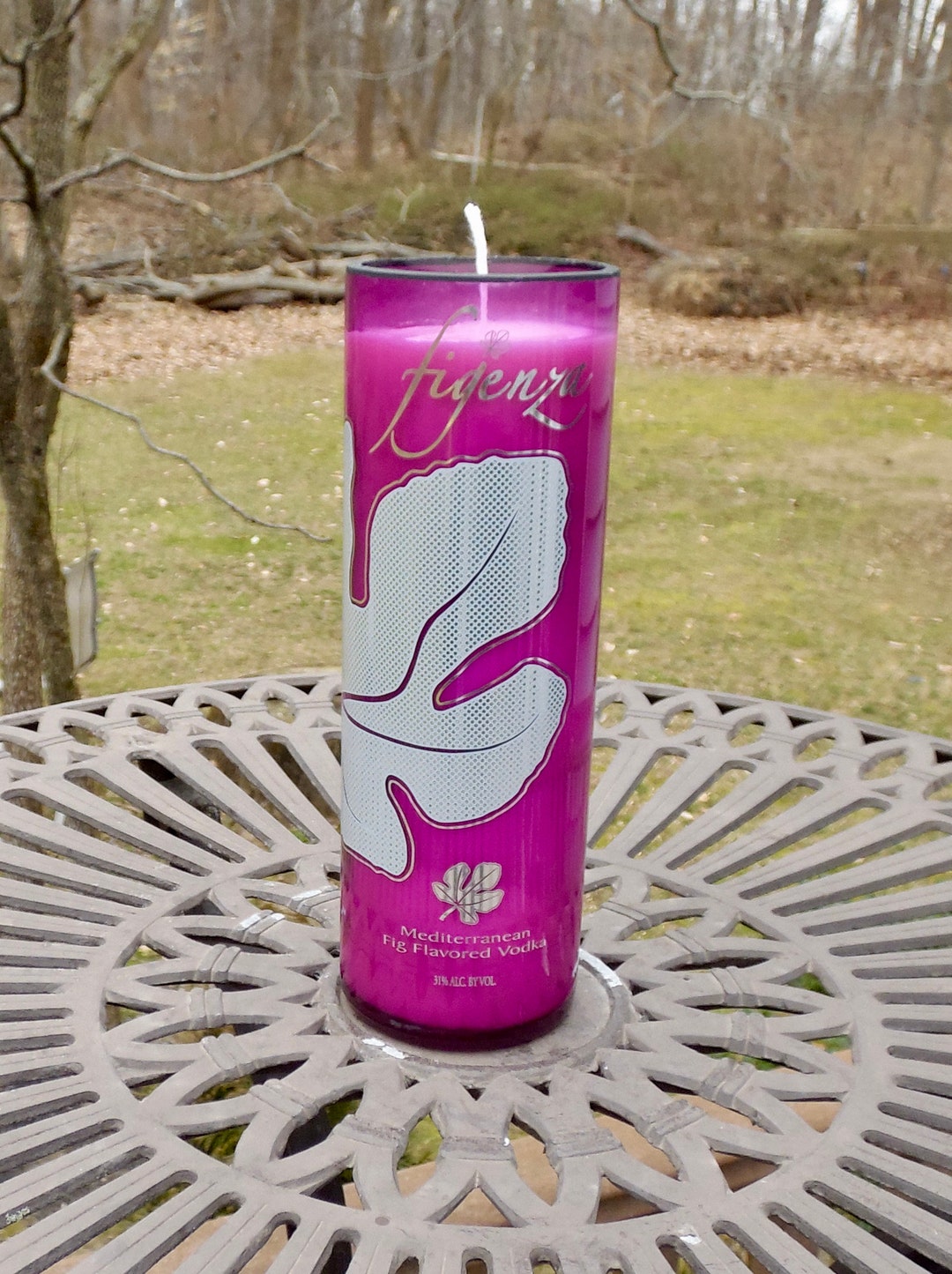 Figenza Vodka Sea Salt & Orchid Scented Soy Candle - Etsy