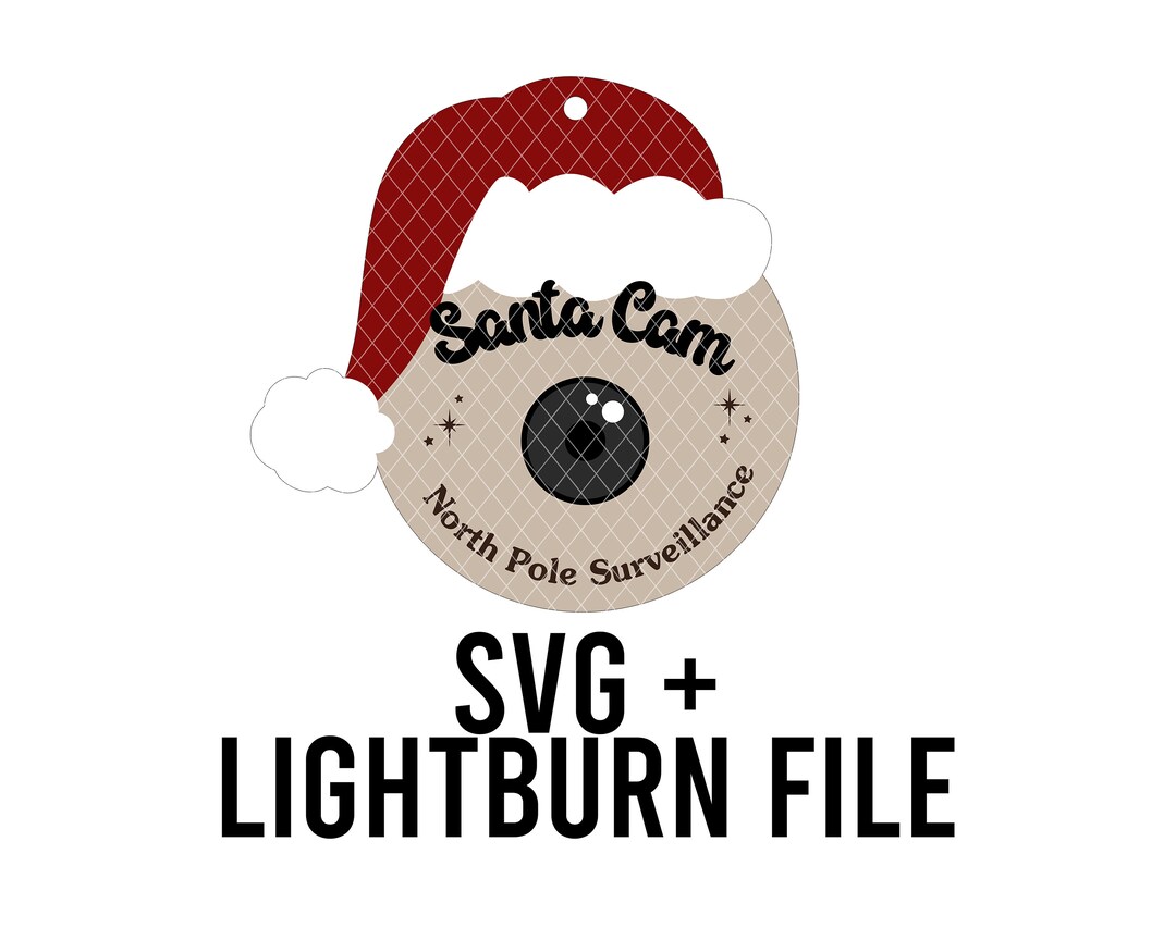 Santa Cam SVG + Lightburn Laser File - Etsy