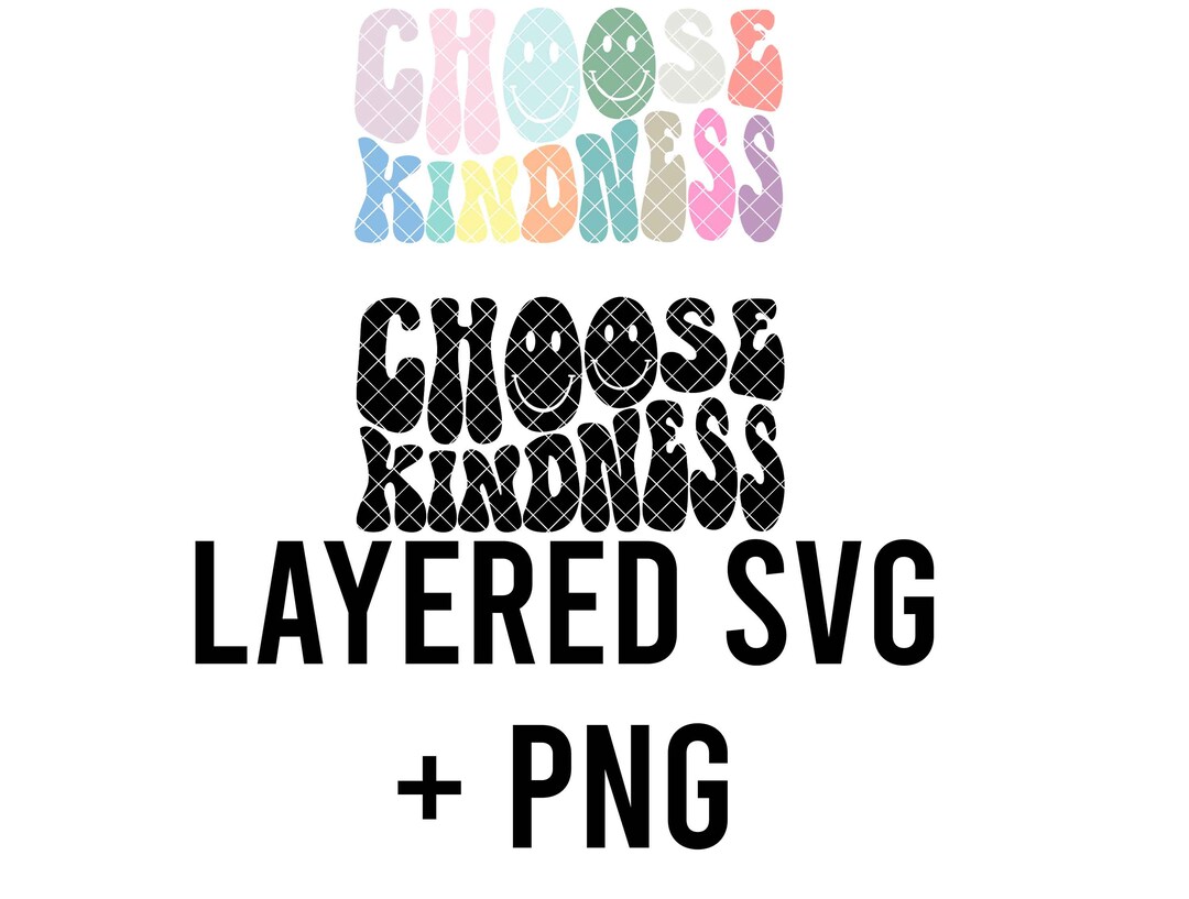 Be Kind ASL, Choose Kindness SVG Bundle for Cricut Silhouette Glowforge ...