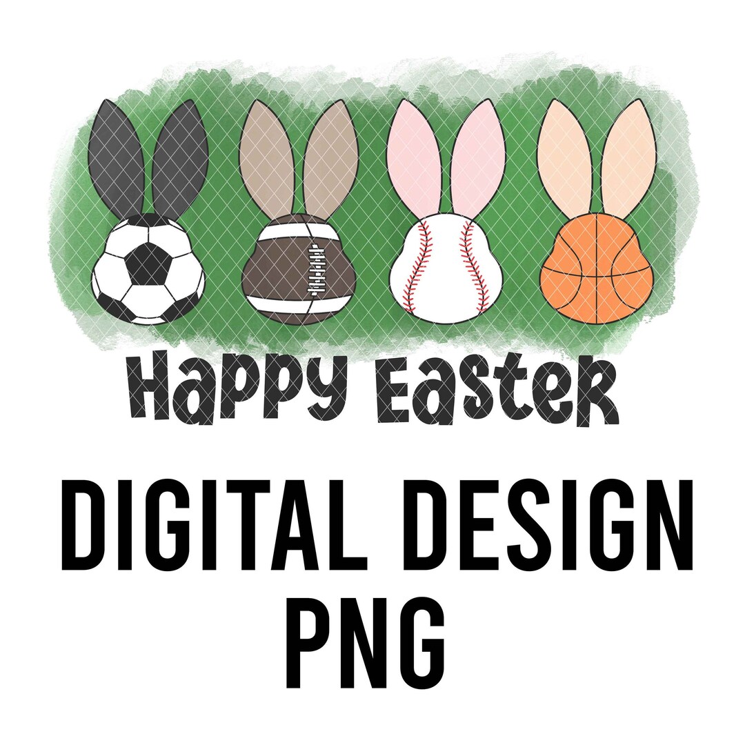 Sports Bunnies PNG - Etsy