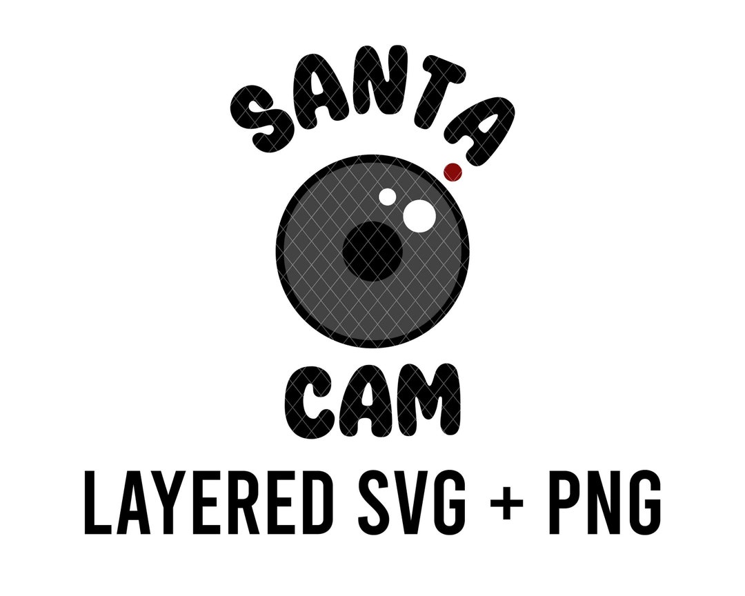 Santa Cam Layered SVG + PNG Cricut - Etsy