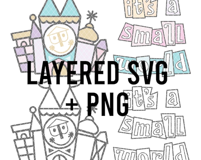 It's a Small World SVG Cutting File - Etsy