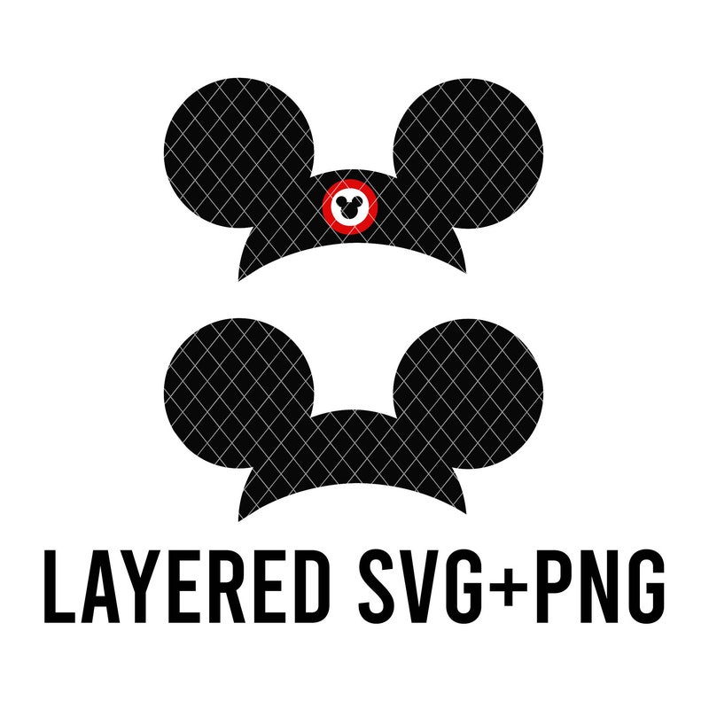 Mickey Ears Svg - Etsy
