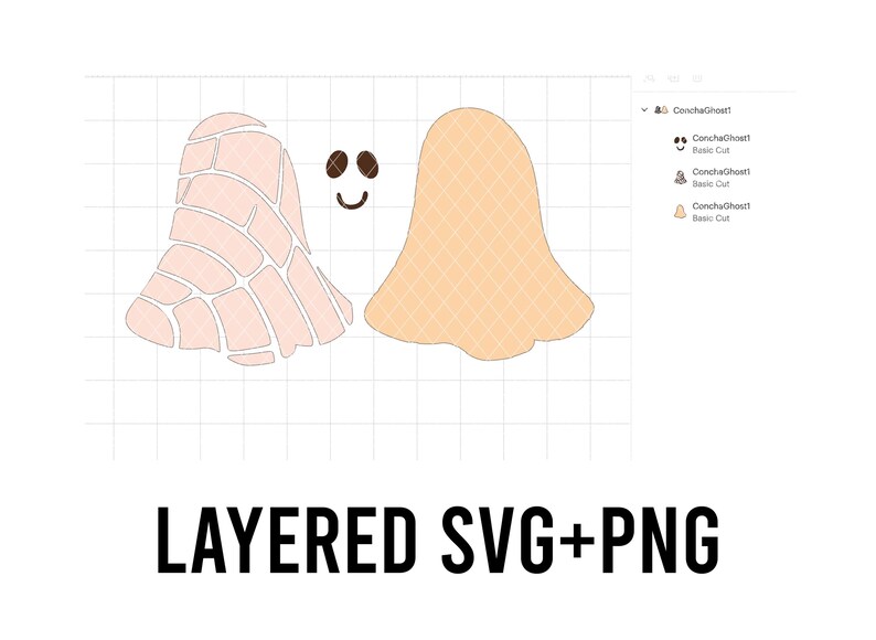 Spooky Conchas Layered SVG + PNG - Etsy