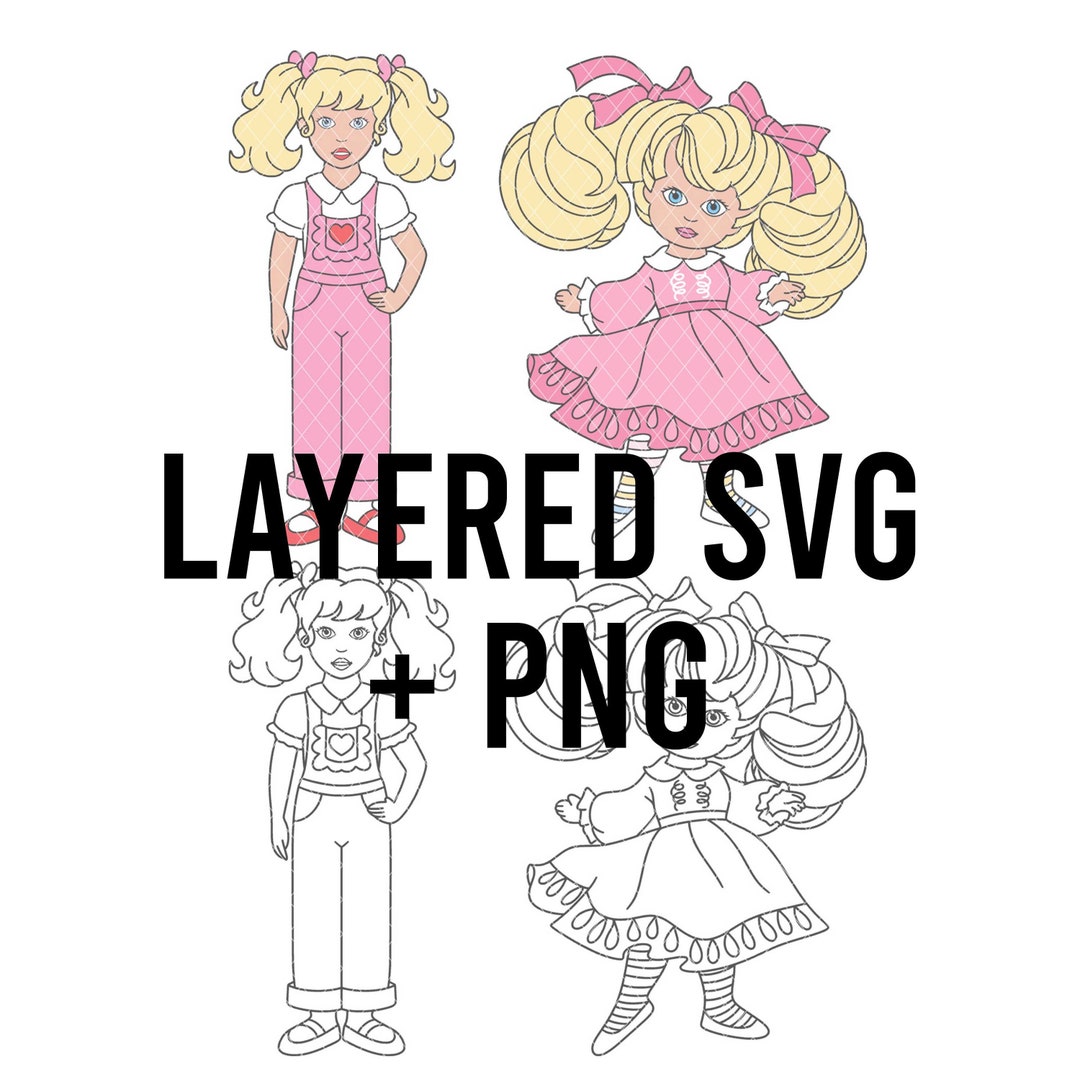 Retro 90's Pony Molly Layered by Colour SVG PNG Cricut - Etsy Hong Kong