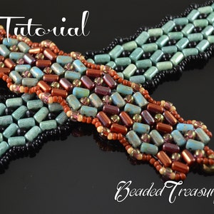 Beading Tutorial SUPERRULLA Bracelet - Beading Pattern With 2 Hole ...