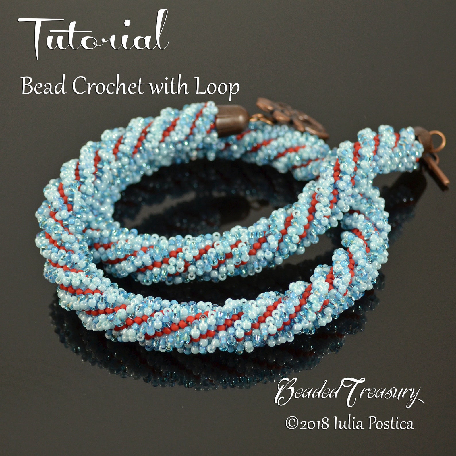Bead Crochet With Loop Necklace Tutorial Beaded Crochet Rope - Etsy