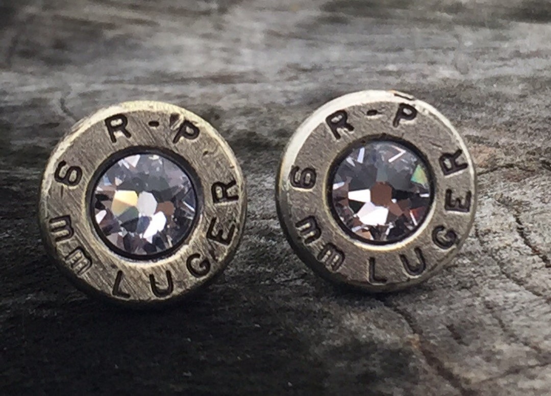 9mm Silver Bullet Casing Studs - Etsy