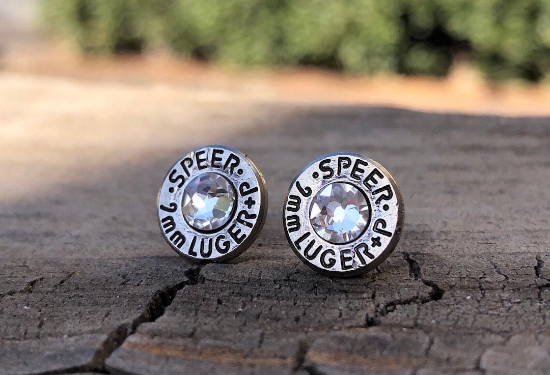 9mm Speer Silver Bullet Casing Studs - Etsy