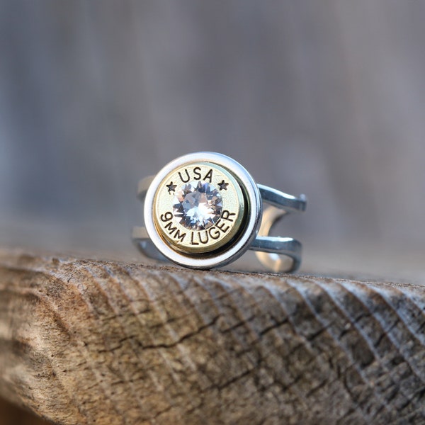 Mens Bullet Ring - Etsy