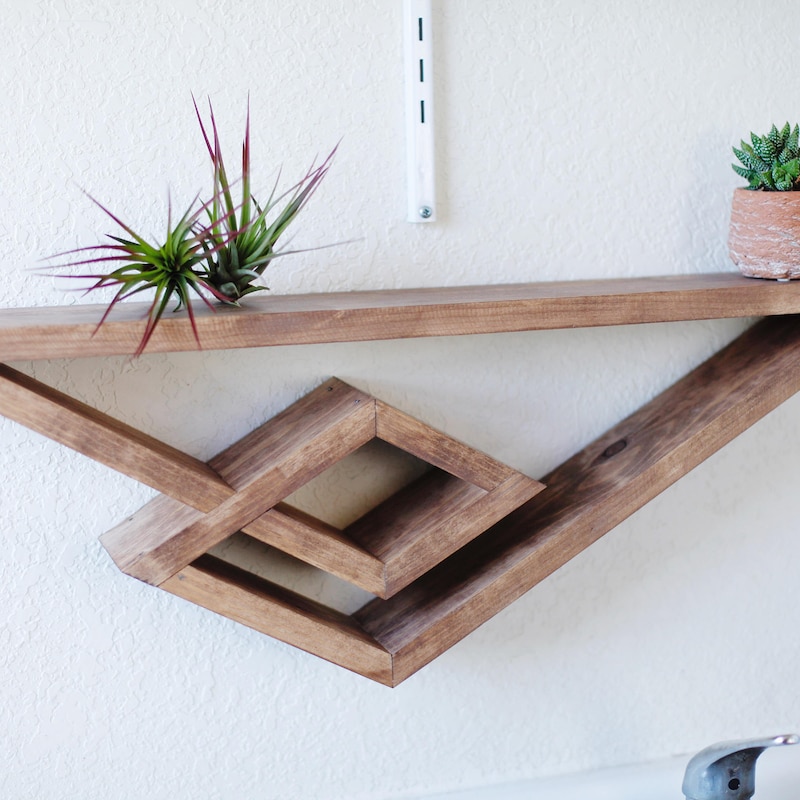 Geometric Shelf - Etsy