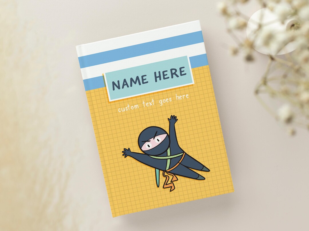 Personalized Ninja Notebook for Kids – Custom Ninja Journal – Secret ...