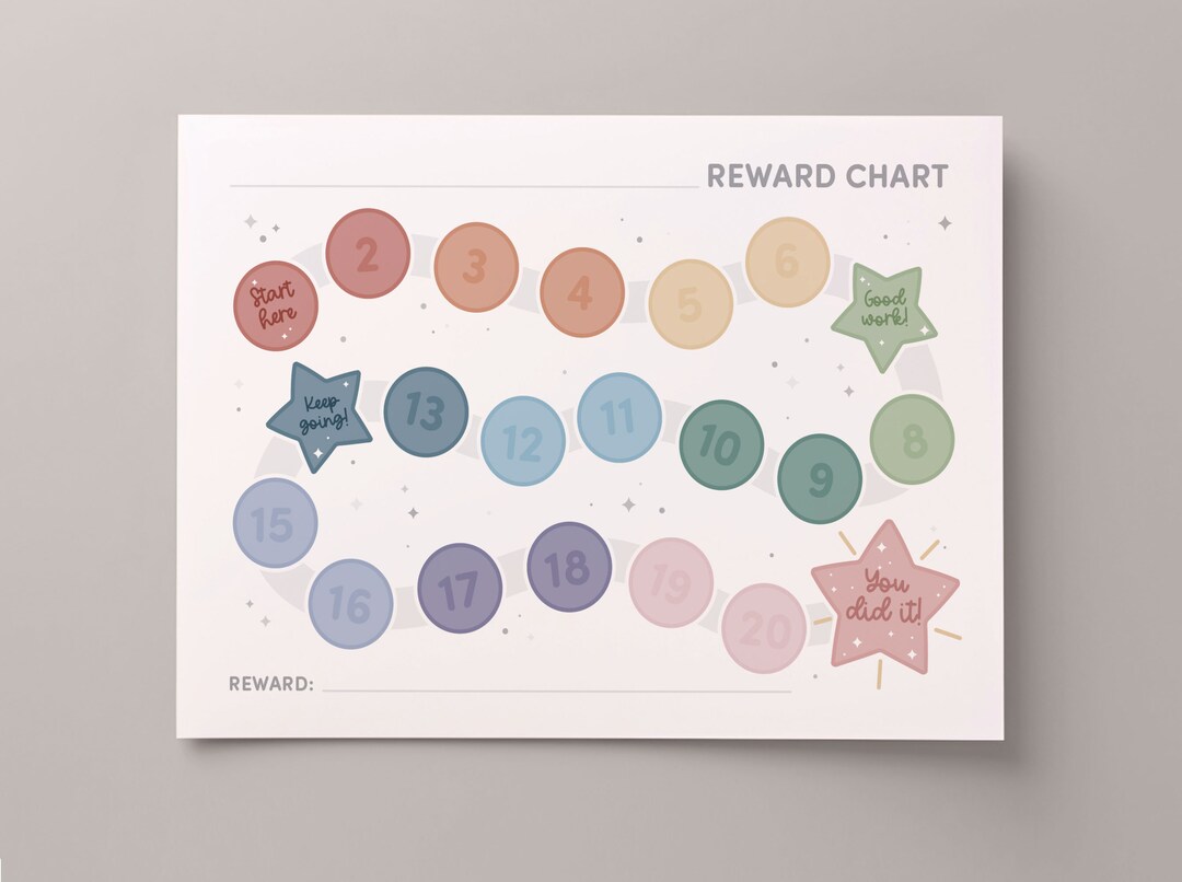 Kids Reward Chart – Printable Good Behavior & Potty Training Chart ...