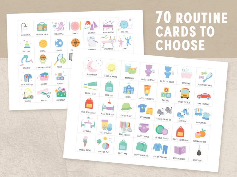 Editable Unicorn Routine Chart for Girls: Daily Task Schedule (digital ...
