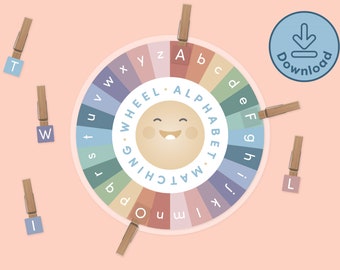 Alphabet Wheel - Etsy