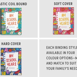 School Years Memory Book – Keepsake Journal, Pre-k to Graduation - Etsy