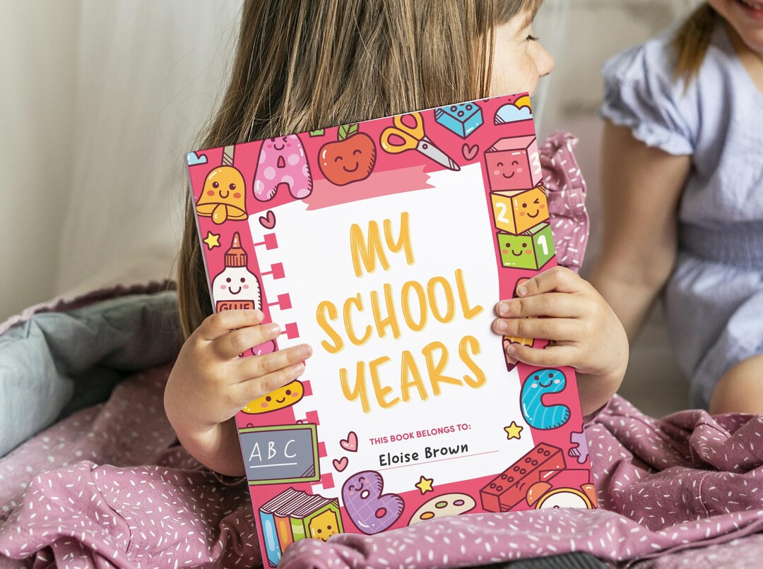 My School Years Memory Book – Pre-k to 12th Grade Keepsake Journal for ...